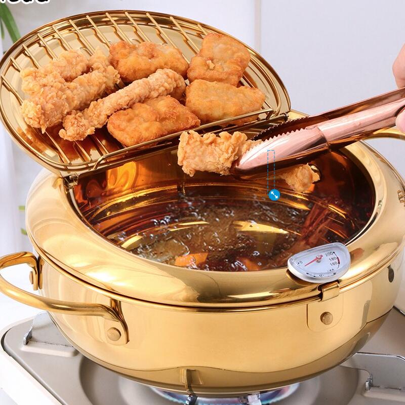 Stainless Steel Frying Pot